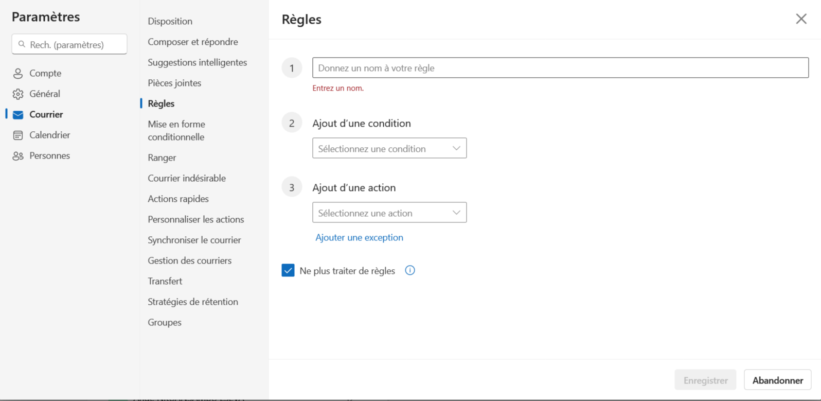 Comment gérer les règles dans Outlook ? - Assistante Direction