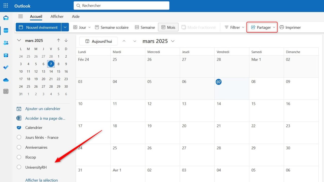Comment gérer un agenda partagé sur Outlook ? - Assistante Direction